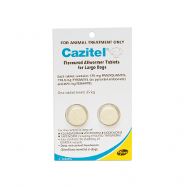 Cazitel Dog Wormer - 35kg VetProductsDirect