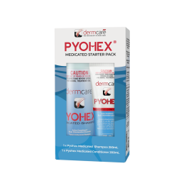Dermcare Pyohex Medicated Shampoo & Conditioner Starter Pack 450ml ...