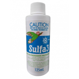 Inca Sulfa 3 Cage Birds Treatment 125 mL VetProductsDirect