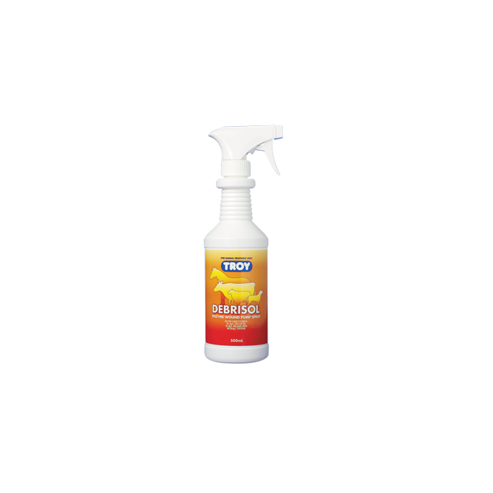 Troy Debrisol Enzyme Wound Spray 500ml VetProductsDirect | Vet Products ...